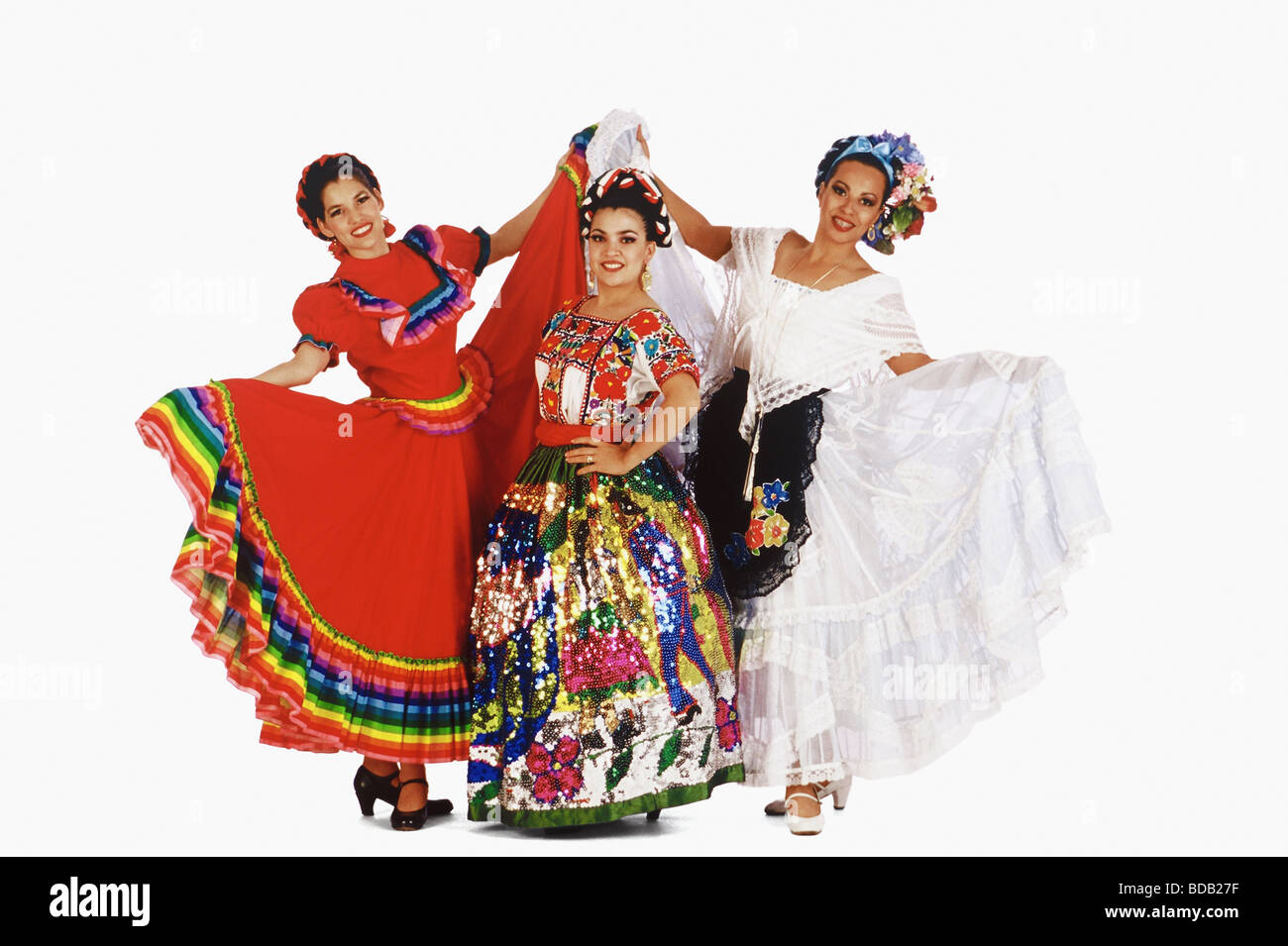 Three mid adult women posing together Stock Photo - Alamy