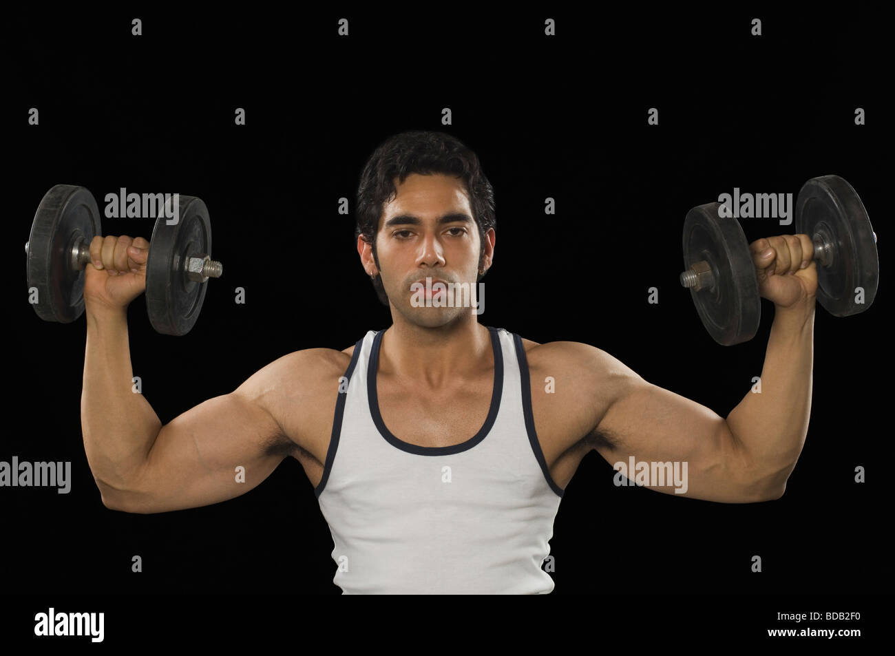 Indian man gym body building hi-res stock photography and images - Alamy