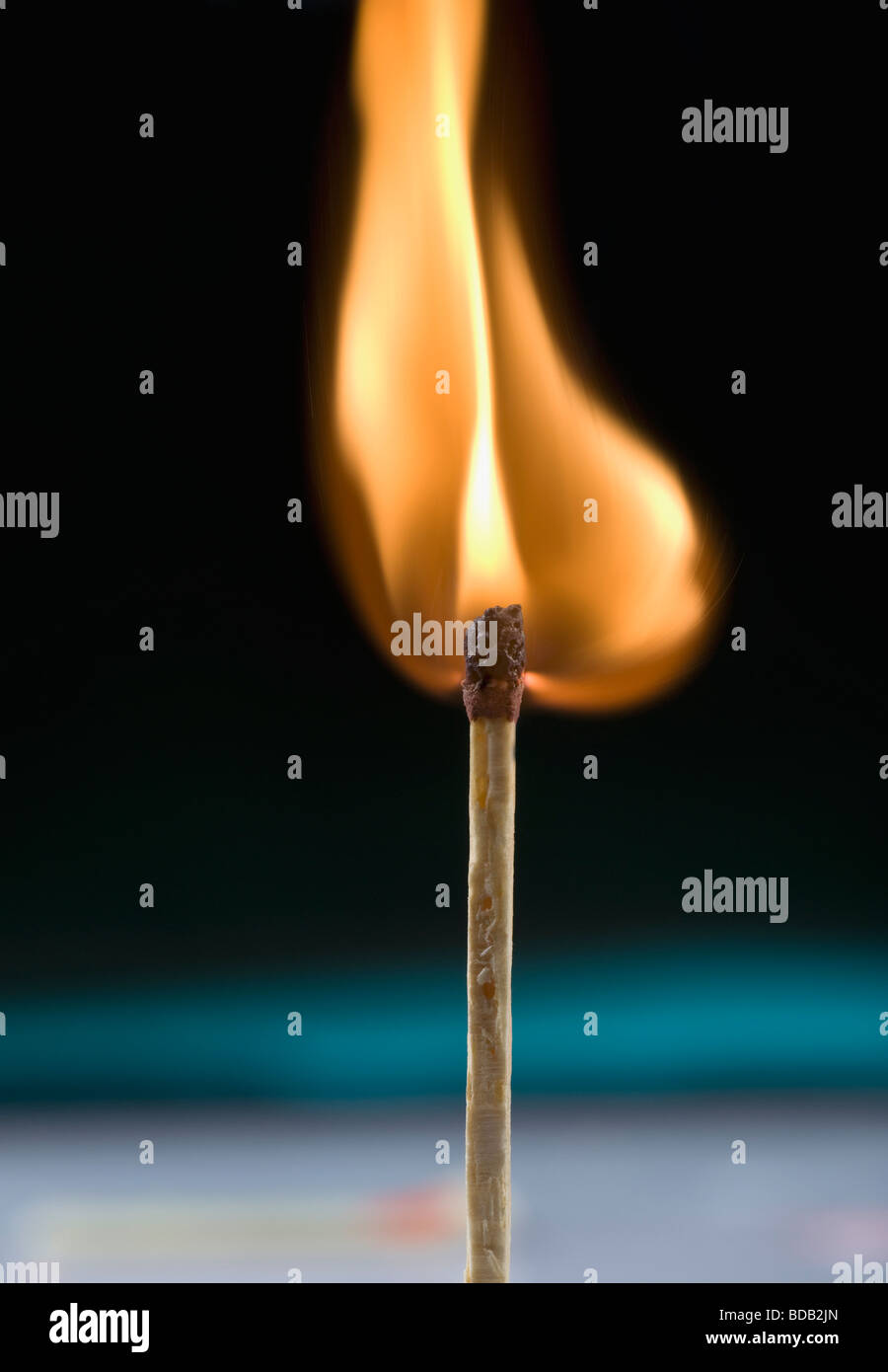 Close-up of a burning matchstick Stock Photo - Alamy