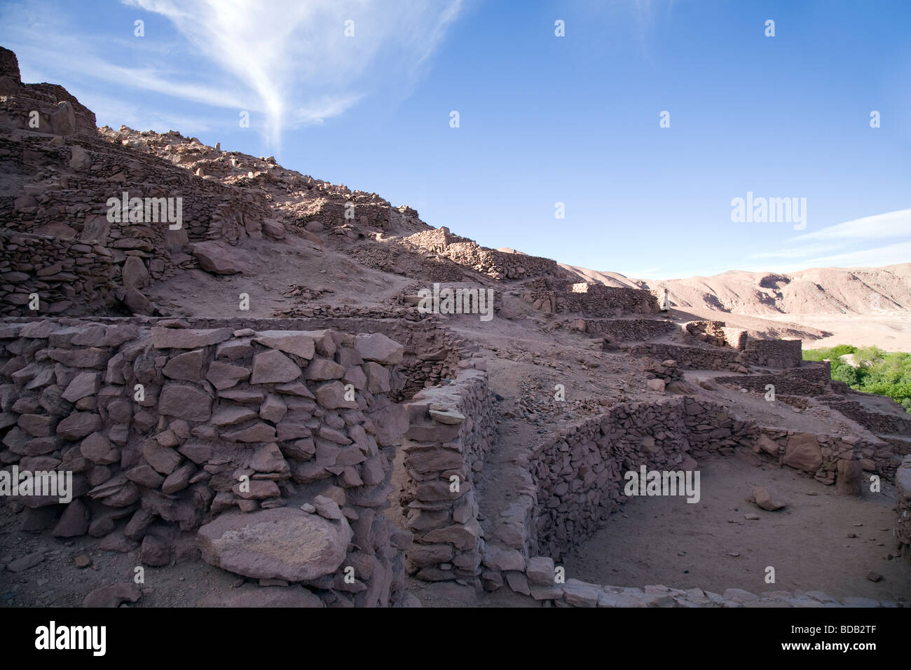 Pukara de Quitor, Atacama Desert, Chile Stock Photo - Alamy