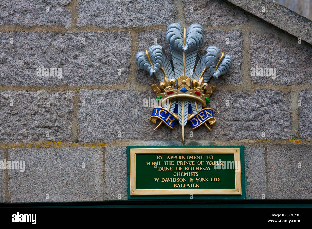 Royal warrant of appointment for hrh the prince of wales hi-res stock ...