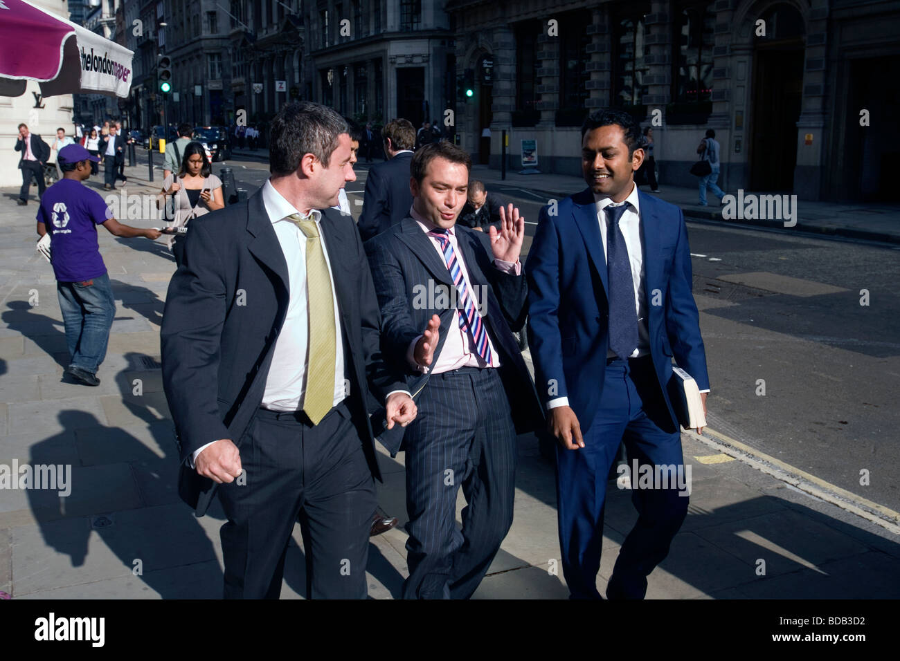 City bankers celebrate hi-res stock photography and images - Alamy