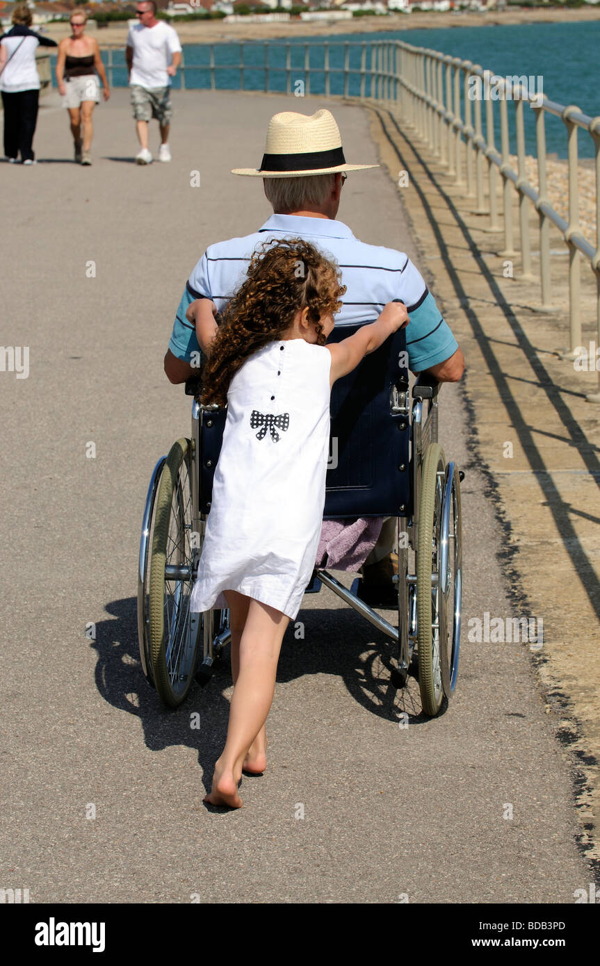 Carer disabled child hi-res stock photography and images - Alamy