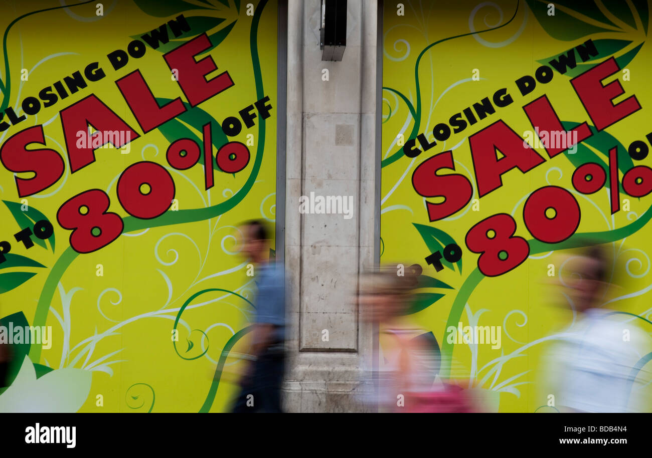Shopping signs in oxford street hi-res stock photography and images - Alamy