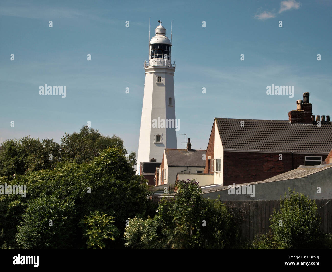 Lighthouse at Withernsea East Yorkshire uK Stock Photo - Alamy