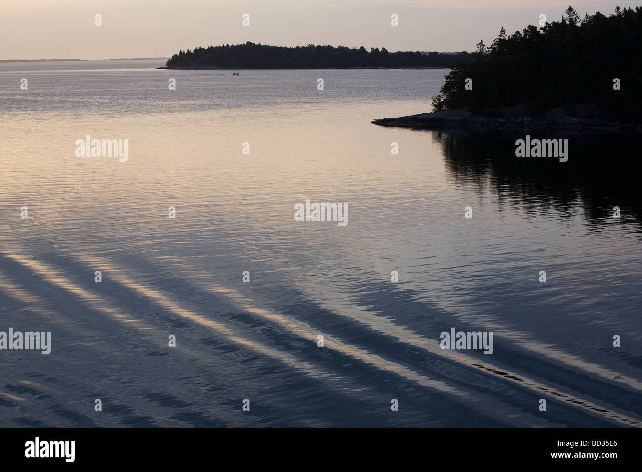 Sweden, island in Baltic Sea. View from ferry Stock Photo - Alamy
