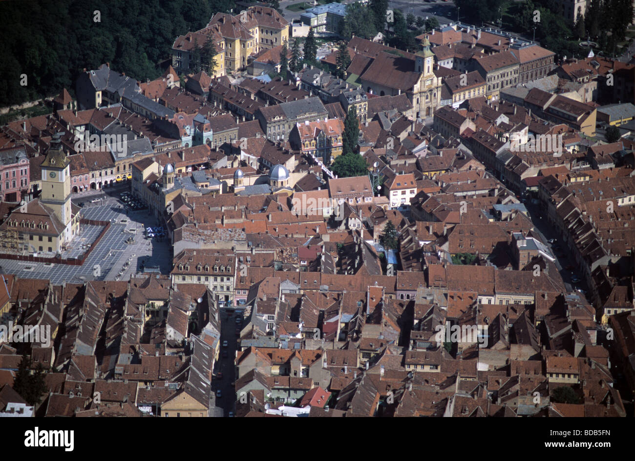 View over brasov city hi-res stock photography and images - Alamy