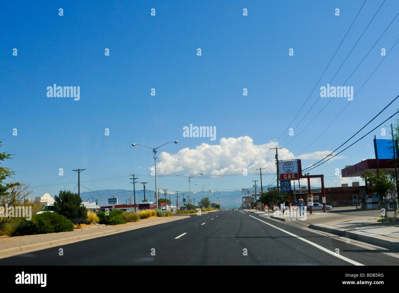 Albuquerque west side street Stock Photo - Alamy