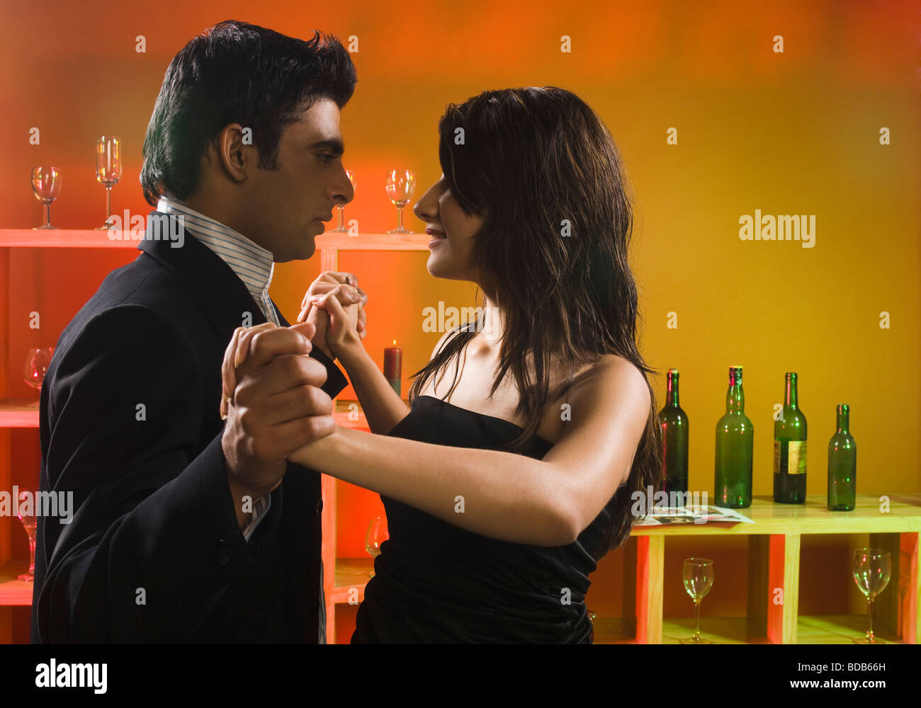 Two men dancing together ballroom hi-res stock photography and images ...