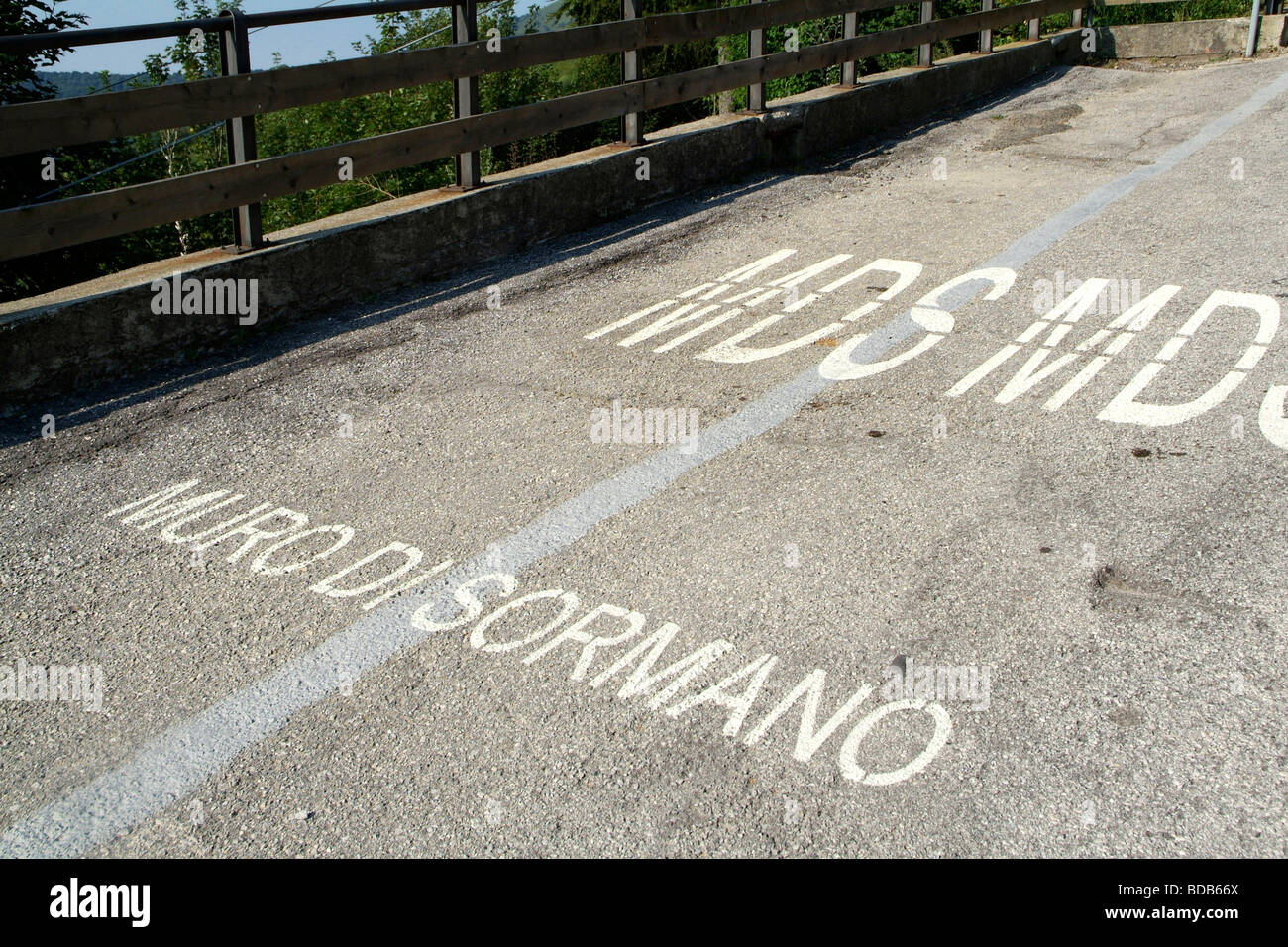 wall of sormano Stock Photo - Alamy