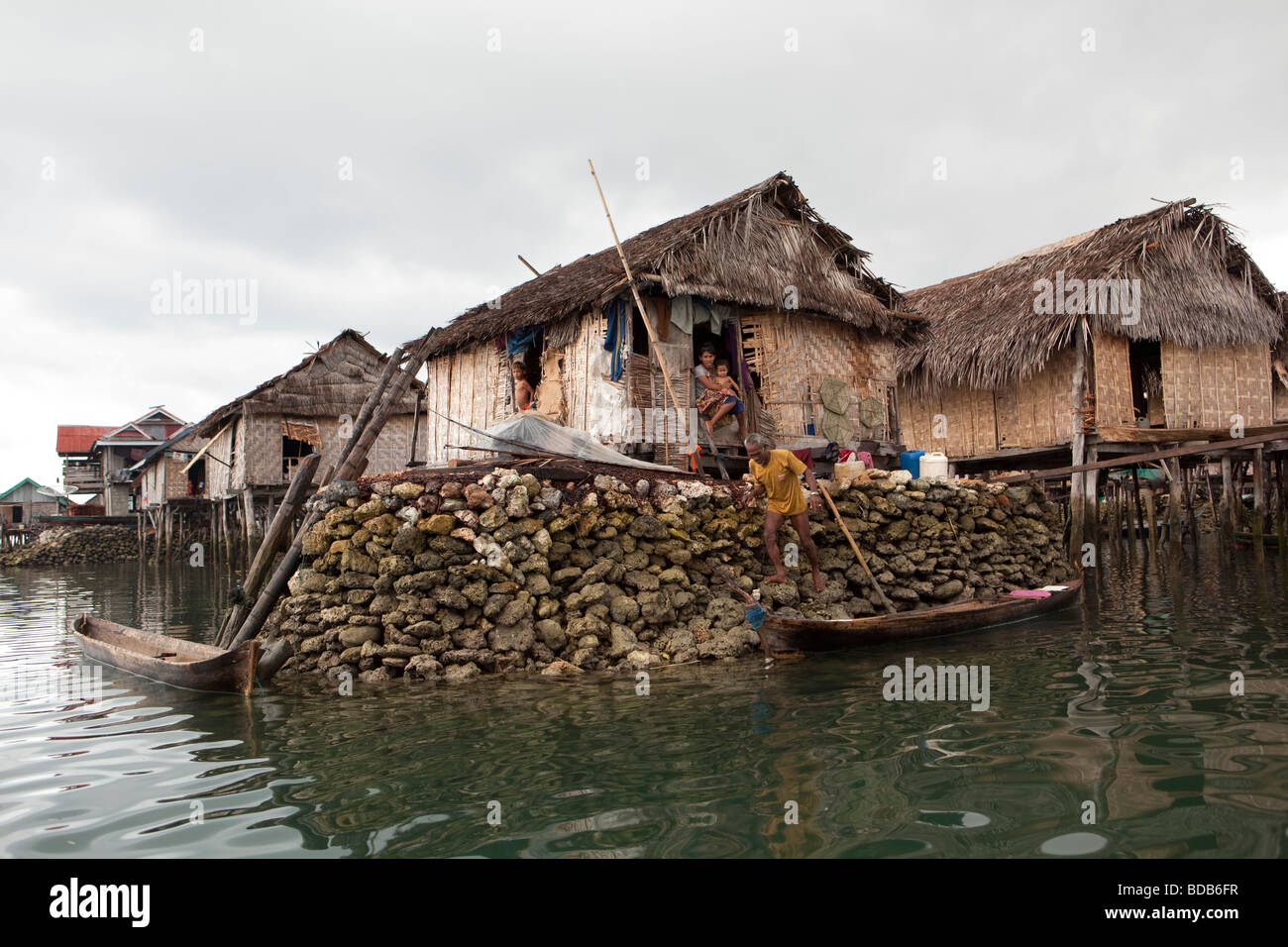 Indonesia Sulawesi Wakatobi National Park Kaledupa Island Sampela Bajo ...