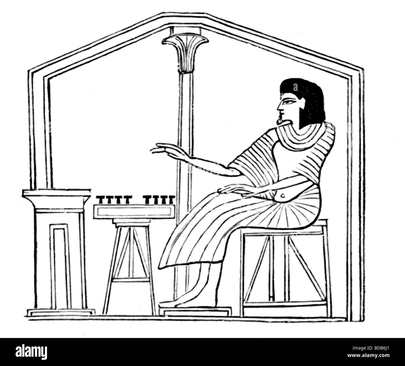 How To Draw An Ancient Egyptian Person