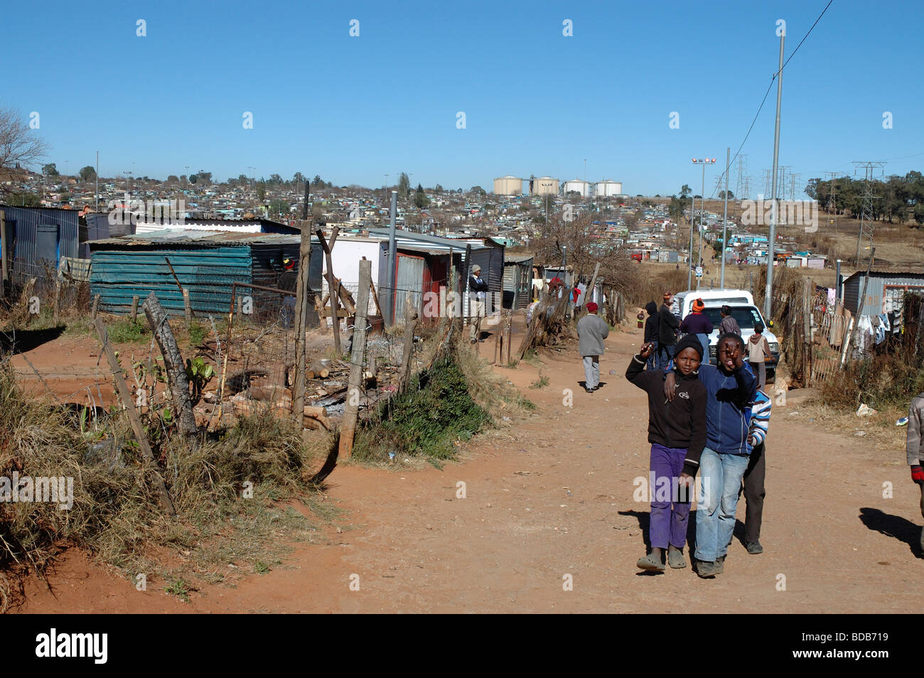 Township houses hi-res stock photography and images - Alamy
