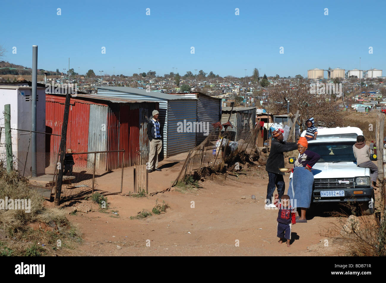 Township houses hi-res stock photography and images - Alamy