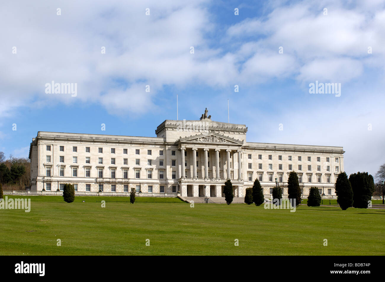 Stormont castle parliament building belfast hi-res stock photography ...
