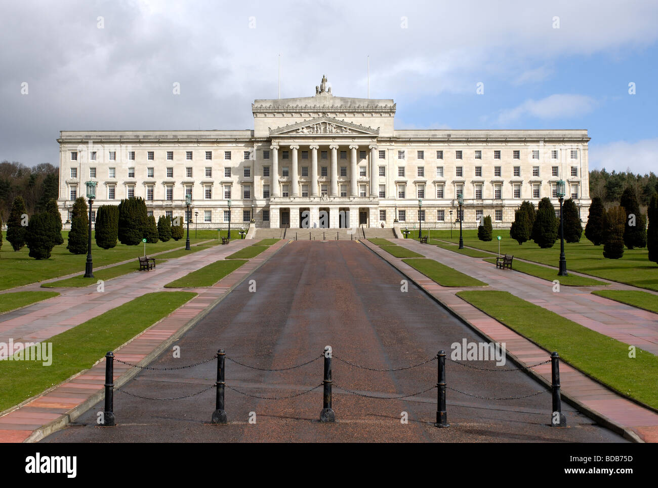 Stormont Castle, Parliament Building, Belfast, Northern Ireland, UK ...