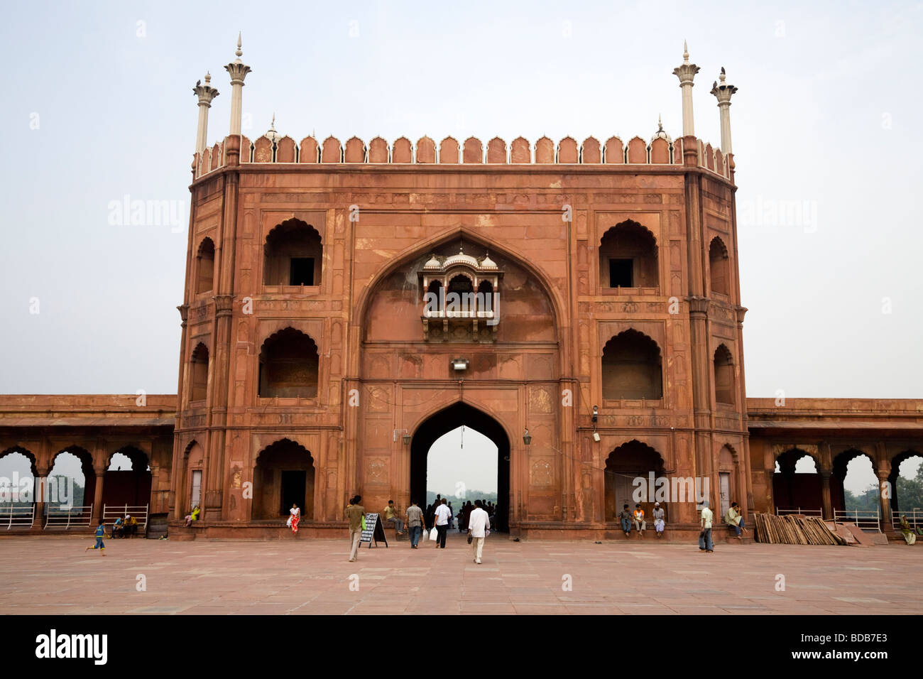 The Eastern Gate entrance of the Jama Masjid – or Great Mosque – of ...