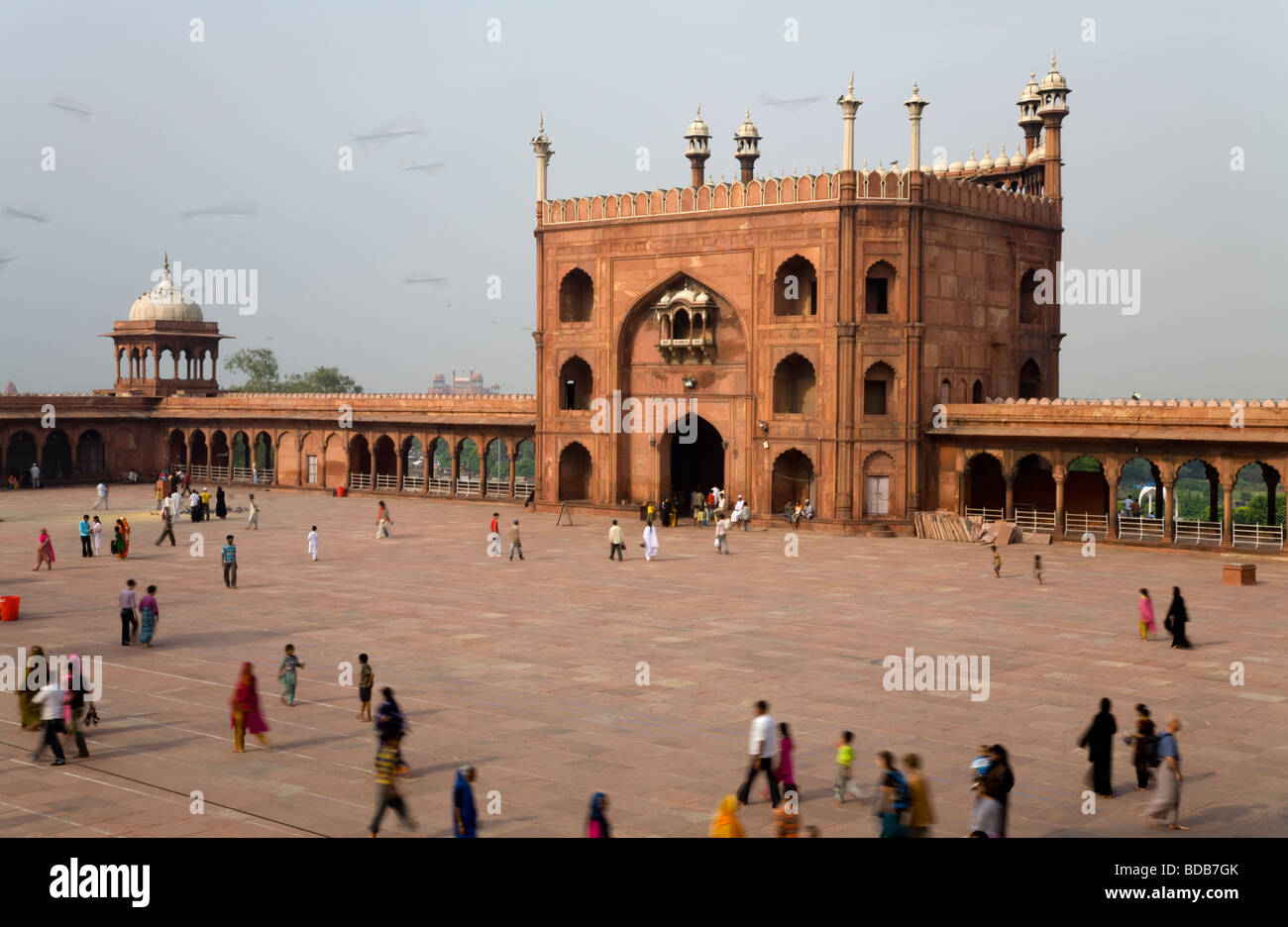 The Eastern Gate entrance of the Jama Masjid – or Great Mosque – of ...