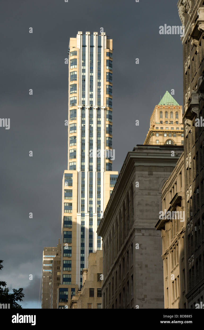 The vertical city of the city of high rise building hi-res stock ...
