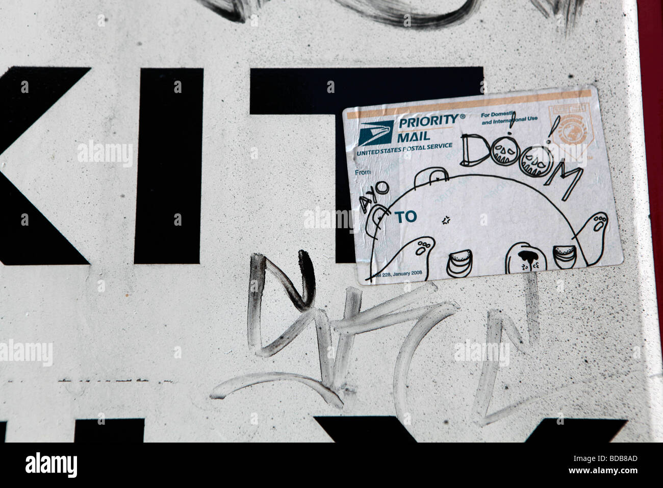 Sticker graffiti art High Resolution Stock Photography and Images - Alamy