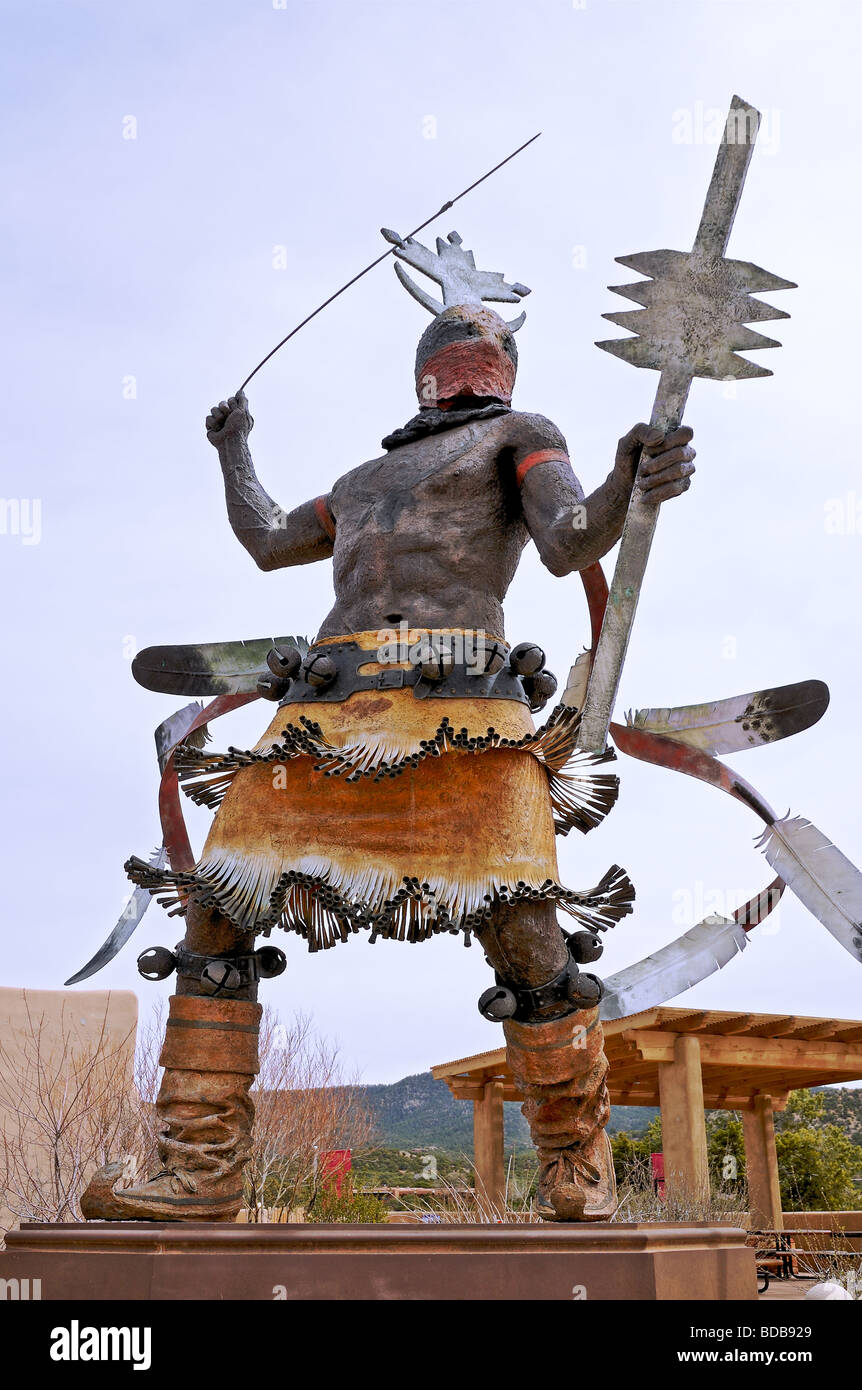 Apache Mountain Spirit Dancer, Museum Hill, Santa Fe, New Mexico Stock ...