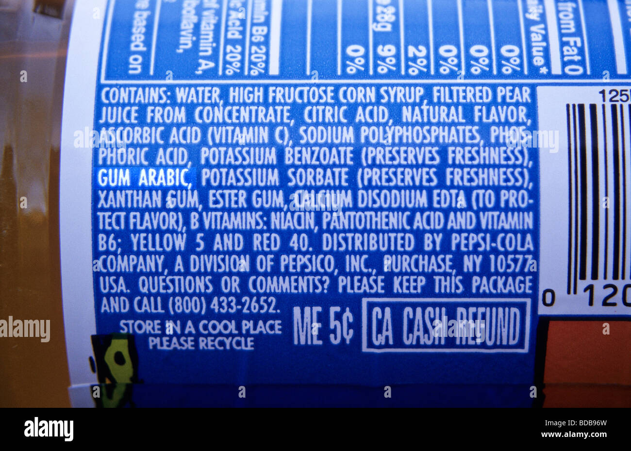 Gum Arabic as Ingredient Highlighted in Popular American Fruit Juice ...