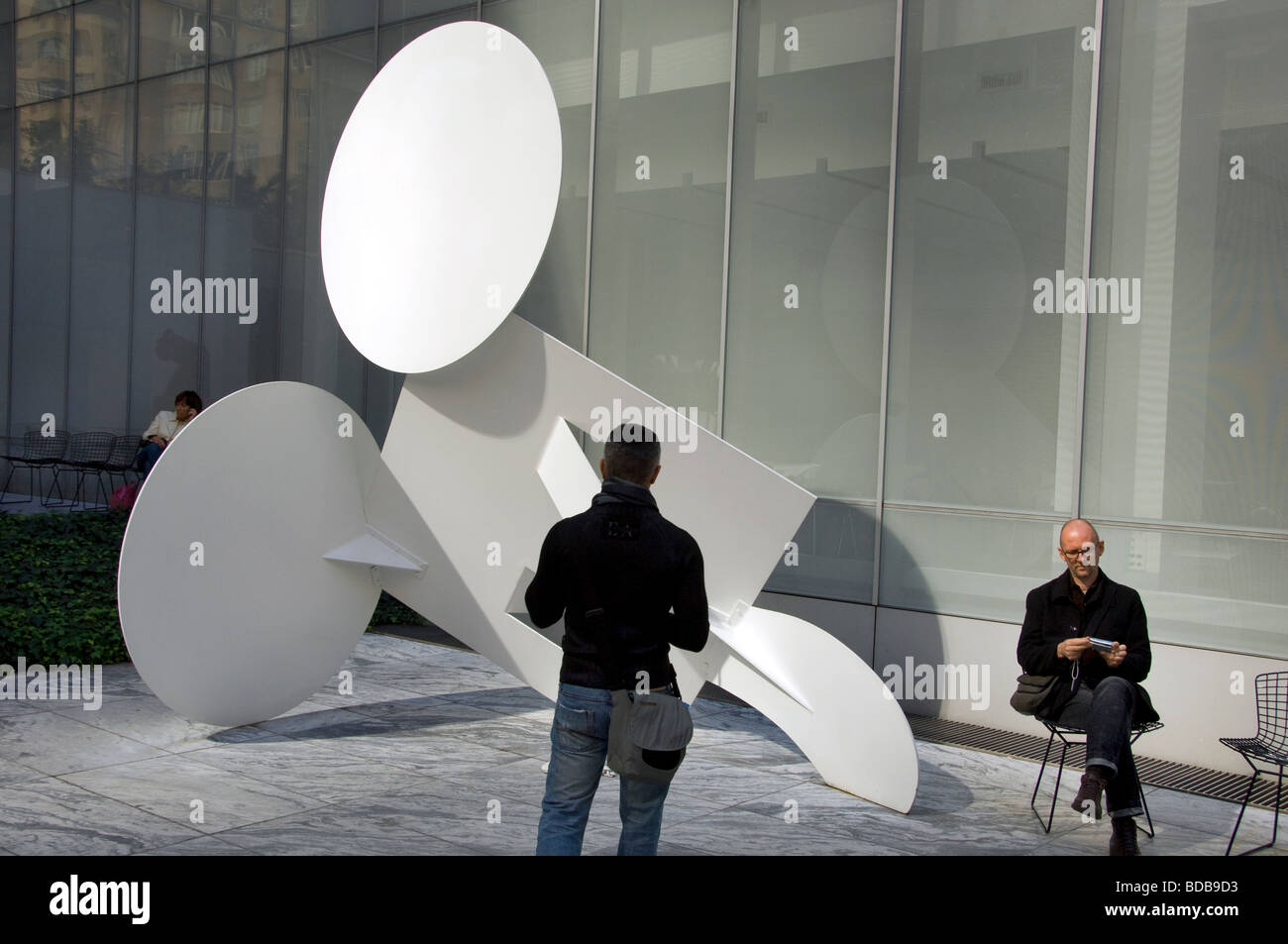 Sculpture Garden at MOMA Stock Photo - Alamy