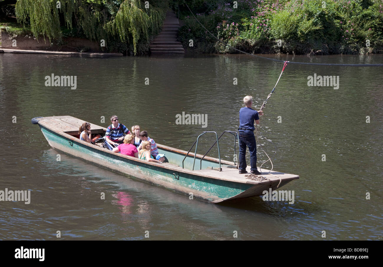 Ferry boat crossing river hi-res stock photography and images - Alamy