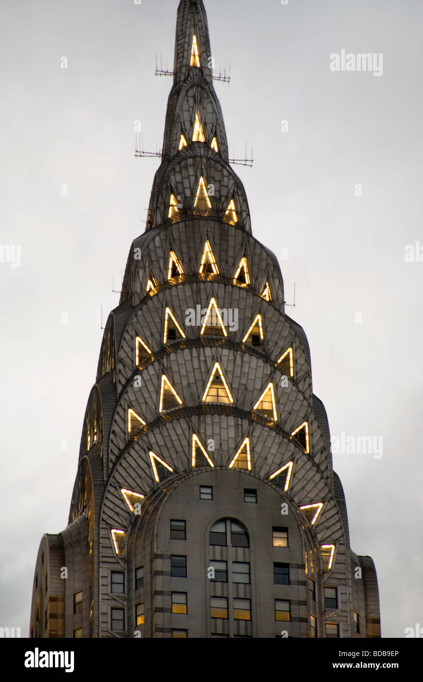 The art deco Chrysler Building Stock Photo - Alamy
