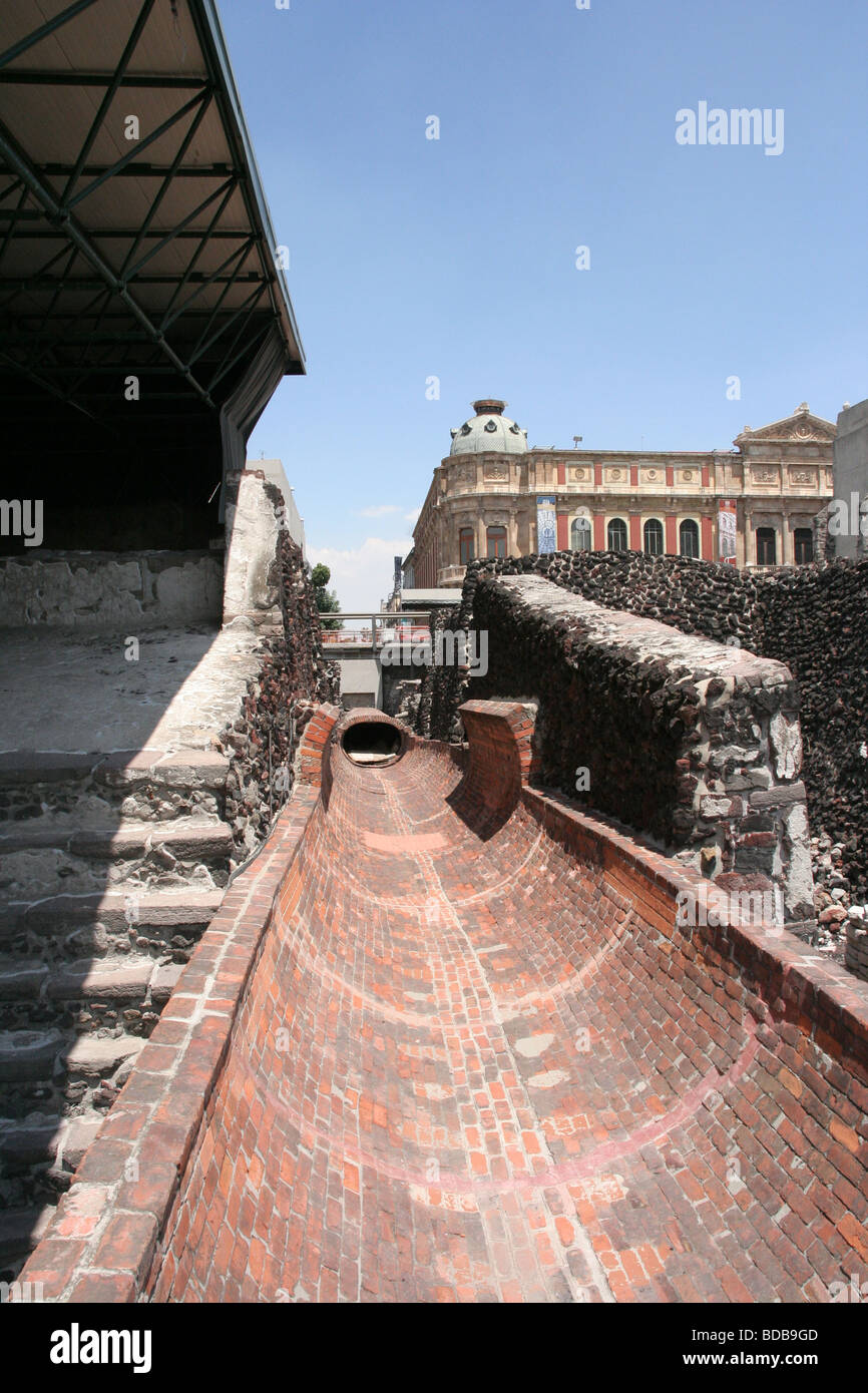 Templo Mayor, Aztec main temple located in downtown of Mexico City ...