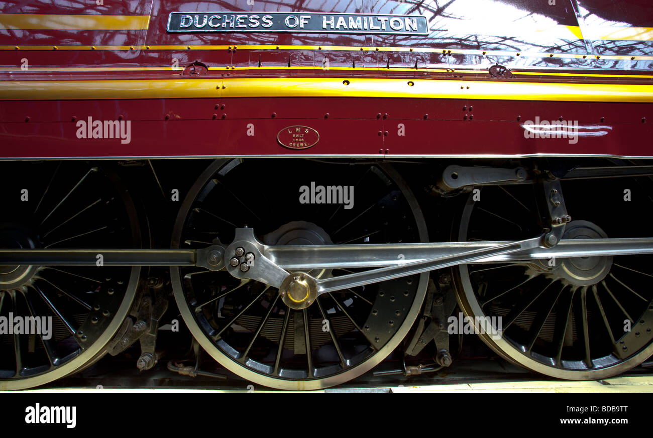 The Duchess of Hamilton steam locomotive a beautifully streamlined ...
