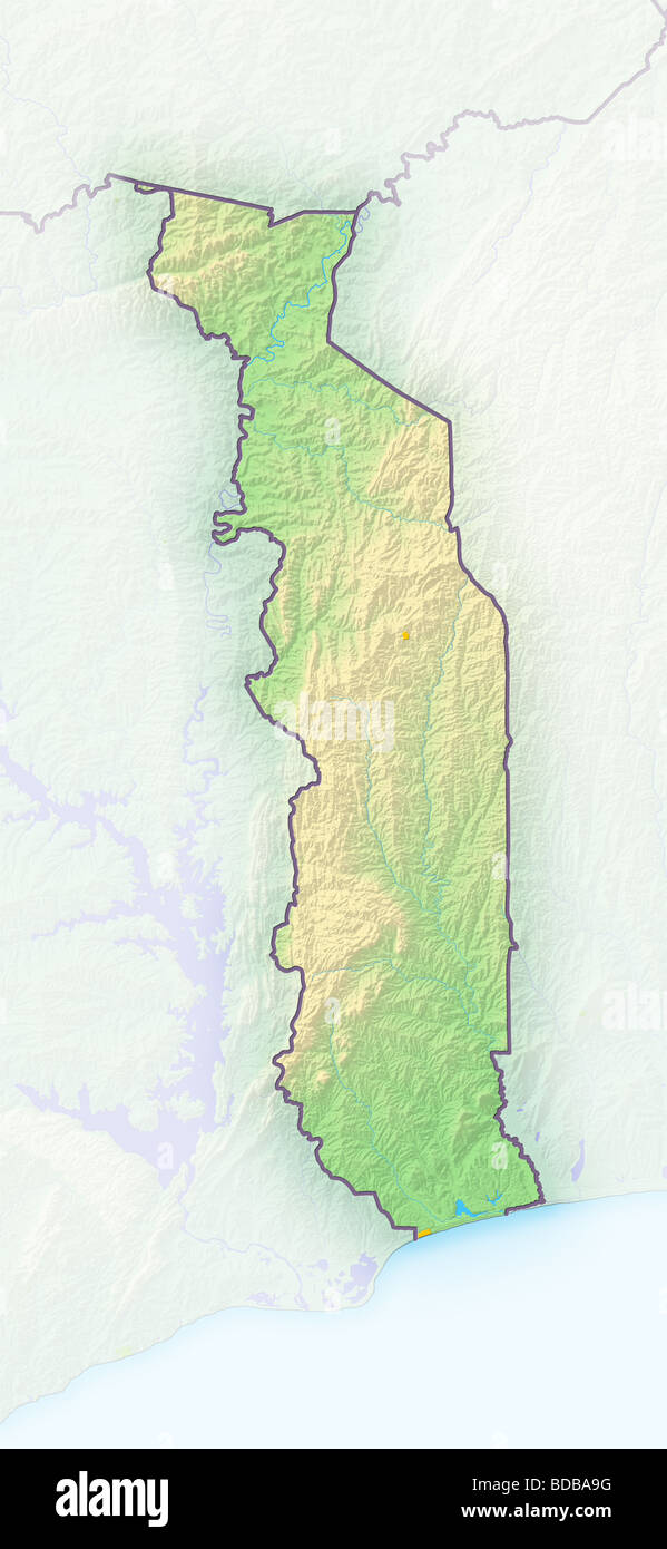 Togo Map High Resolution Stock Photography and Images - Alamy