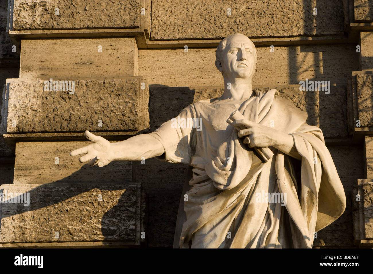 Cicero - Rome - statue for Justice palace Stock Photo - Alamy