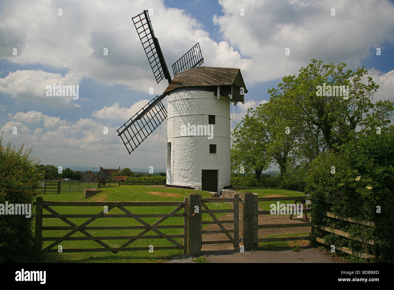 Ashton Windmill - a preserved 18th century flour mill - near the ...