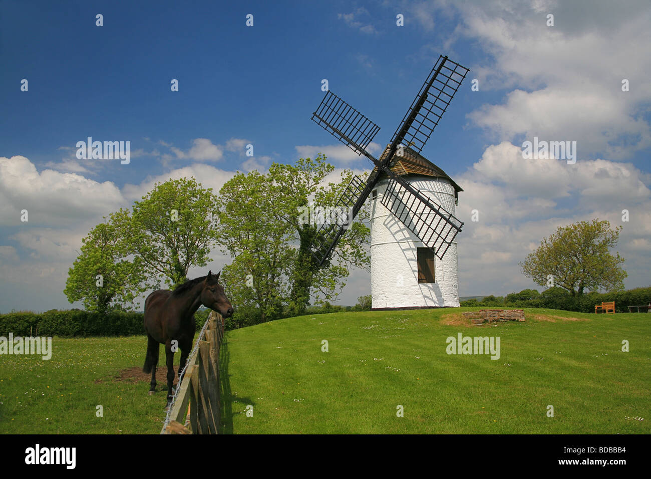 Ashton Windmill - a preserved 18th century flour mill - near the ...