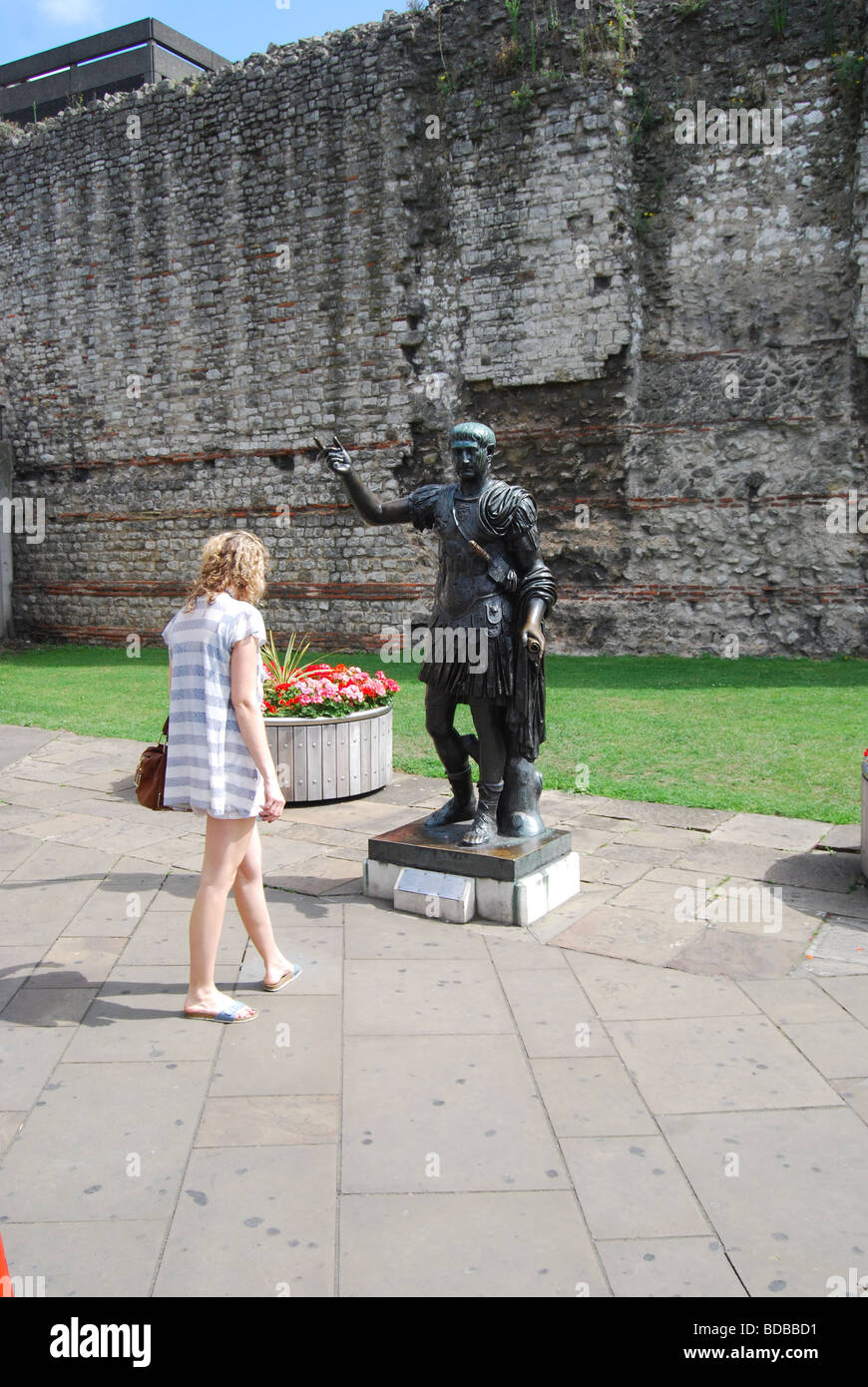 Julius Caesar statue London Stock Photo - Alamy
