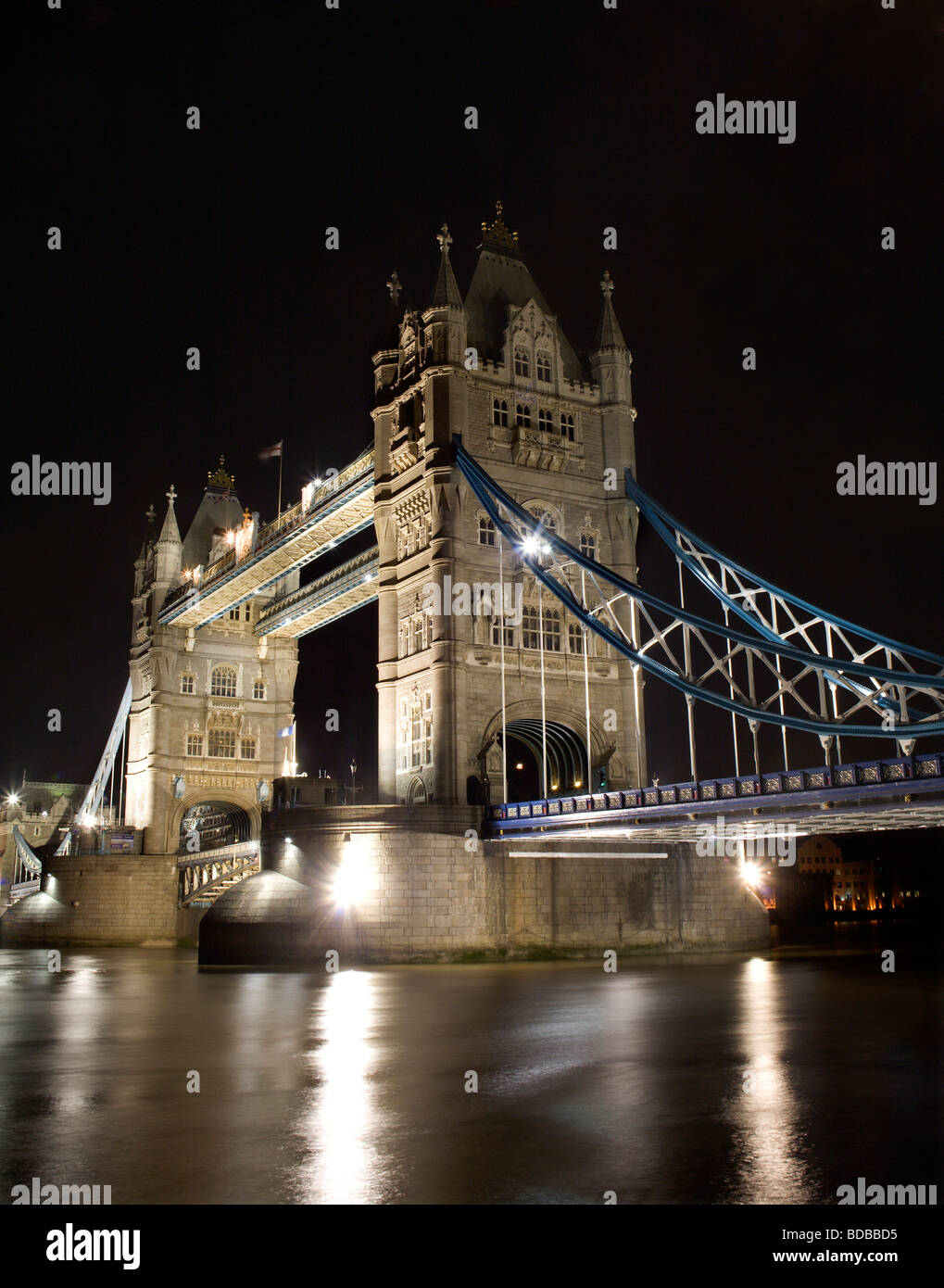 London - Tower bridge in night Stock Photo - Alamy