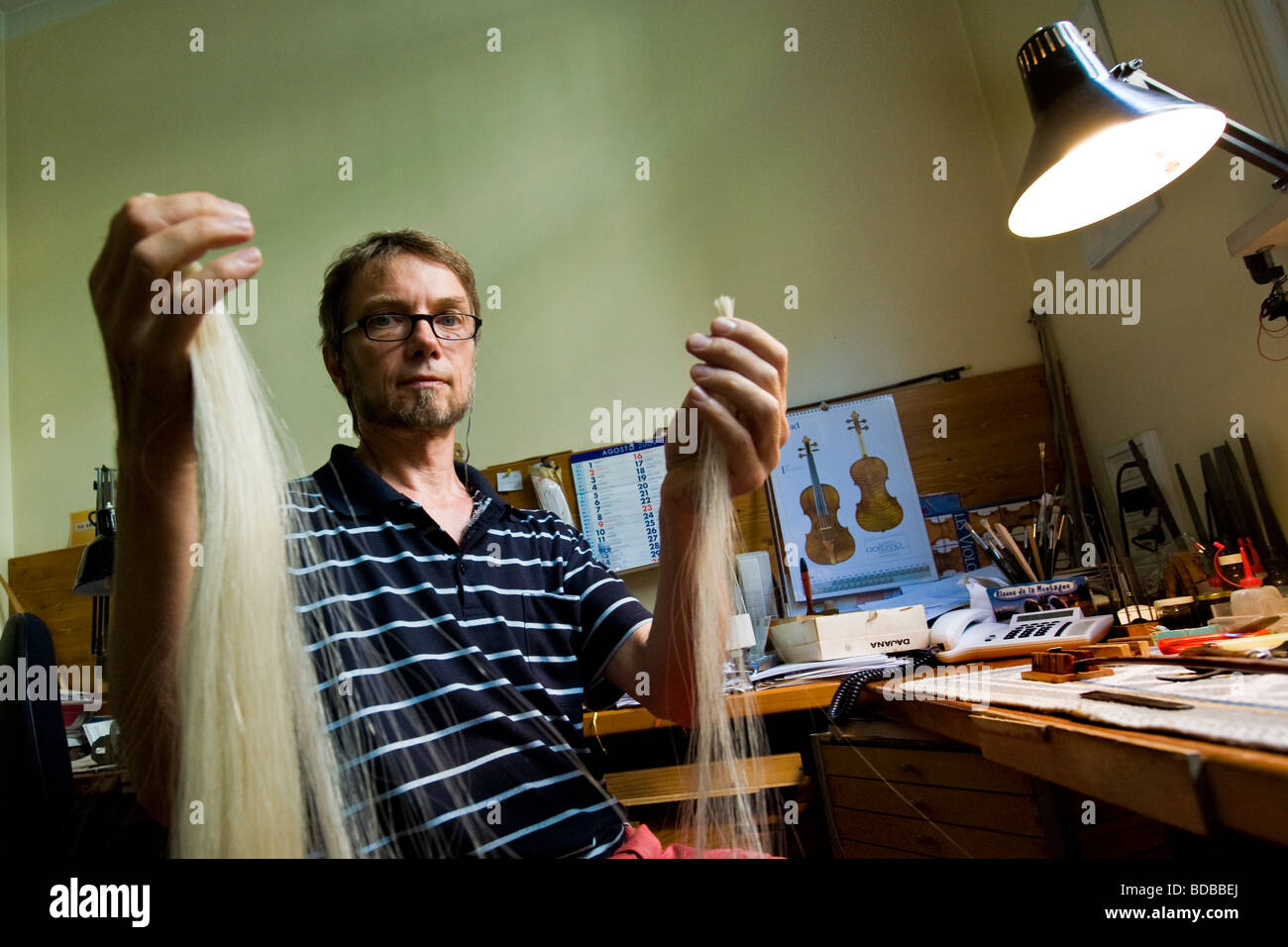 Carlson and Neumann Violin maker Cremona Italy Stock Photo - Alamy