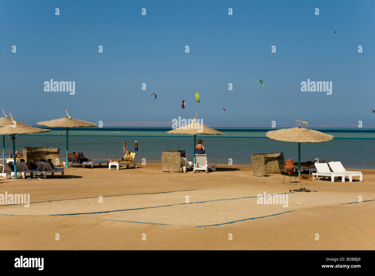 El Gouna beach Red Sea Egypt Stock Photo - Alamy