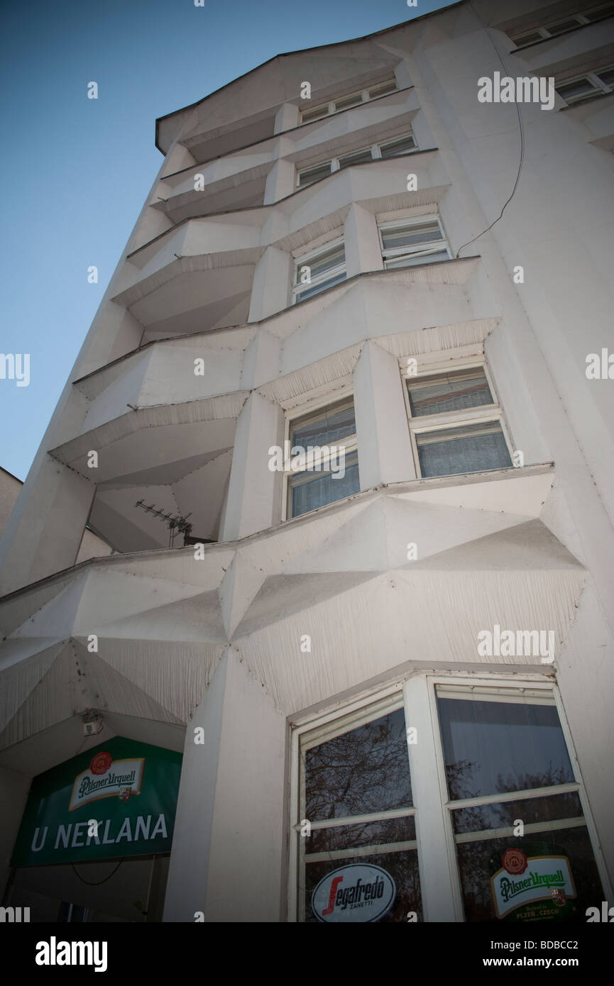 cubist building at neklanova Stock Photo - Alamy
