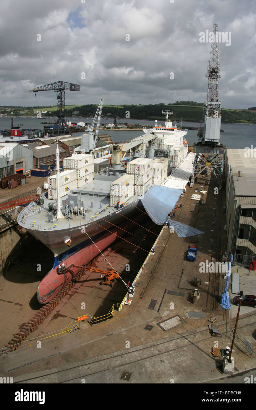 Falmouth docks aerial hi-res stock photography and images - Alamy