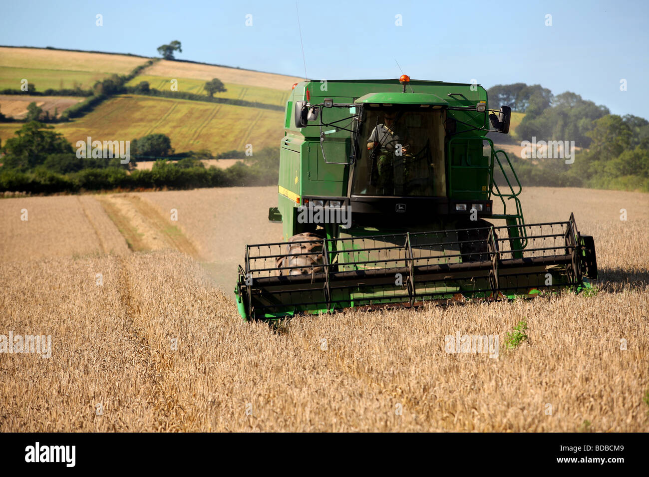 Combine harvester field hi-res stock photography and images - Alamy