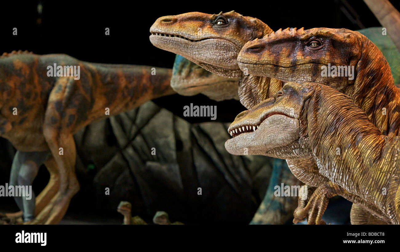 Walking with dinosaurs Stock Photo - Alamy