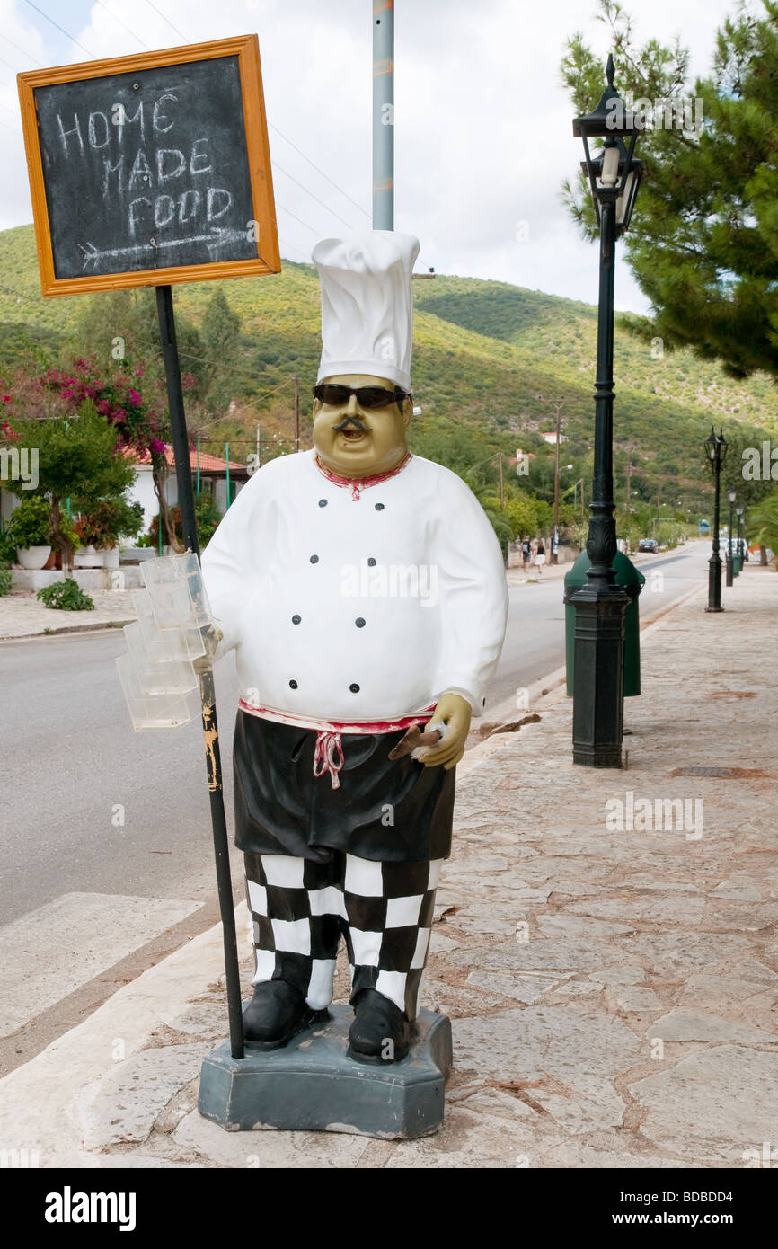 Big cook is giving the direction of home made food Stock Photo - Alamy