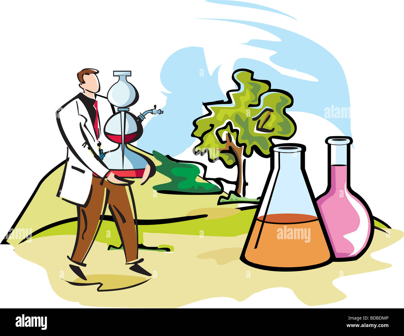 Scientist performing experiments Stock Photo - Alamy