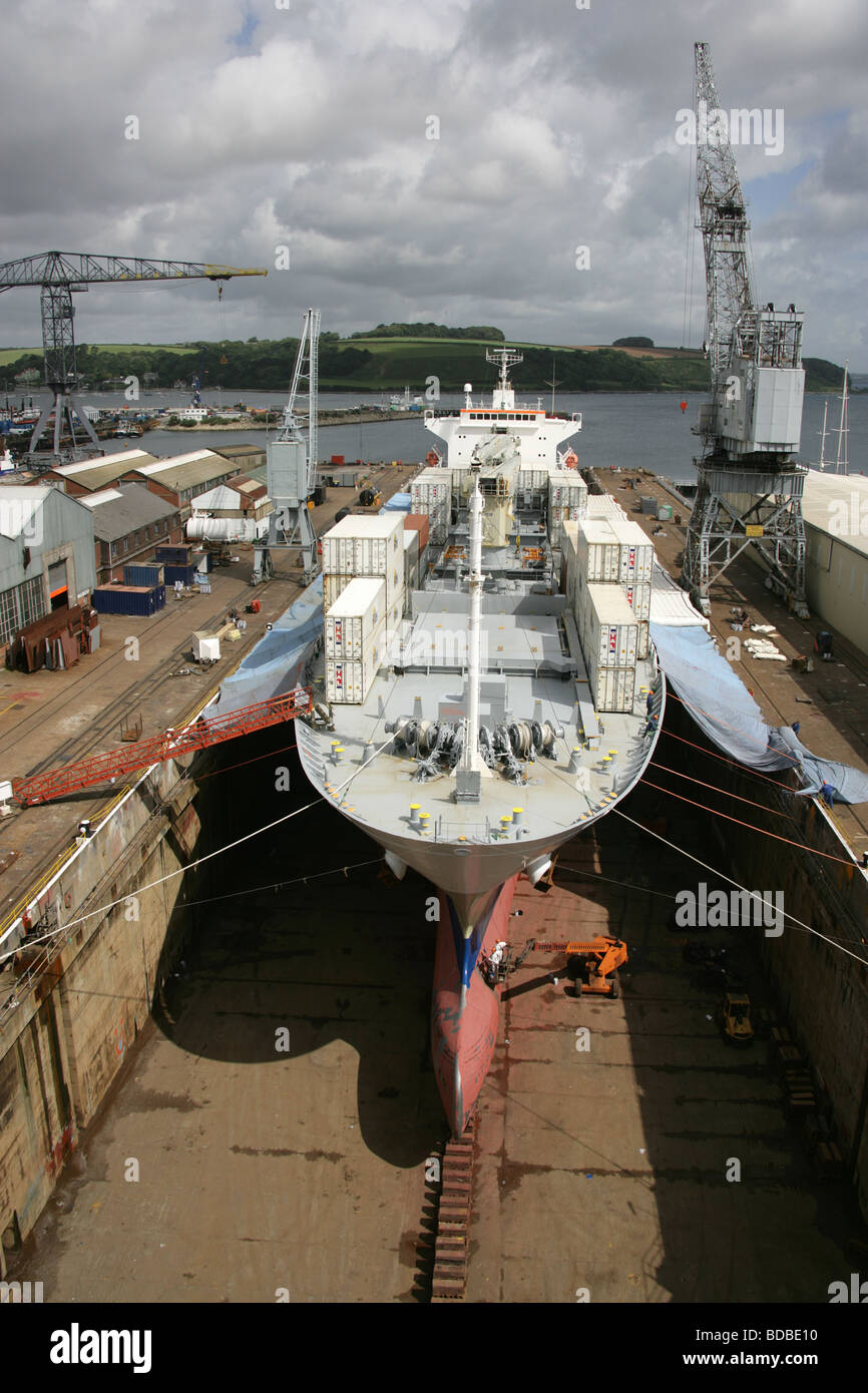 Falmouth docks aerial hi-res stock photography and images - Alamy
