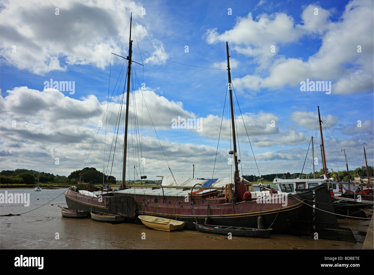Old sailing barge hi-res stock photography and images - Alamy