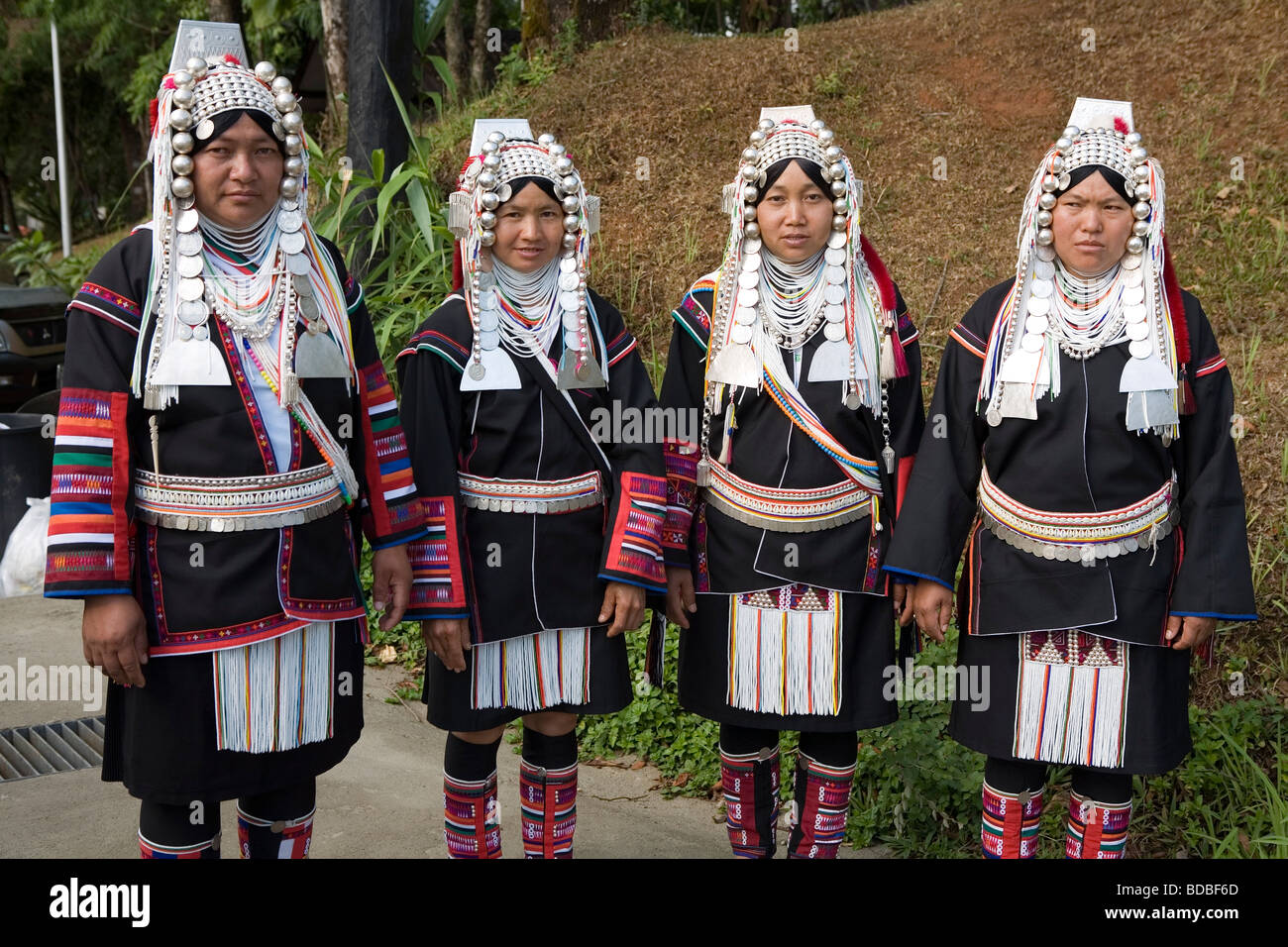 Akha people at North Thailand Stock Photo - Alamy