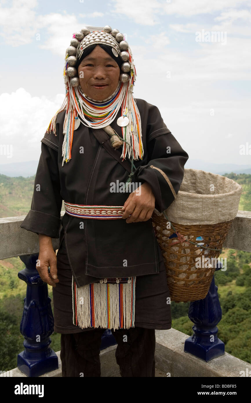 Akha people at North Thailand Stock Photo - Alamy