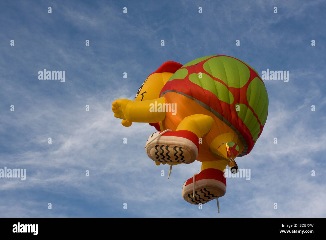 Turtle shaped hot air balloon Stock Photo - Alamy